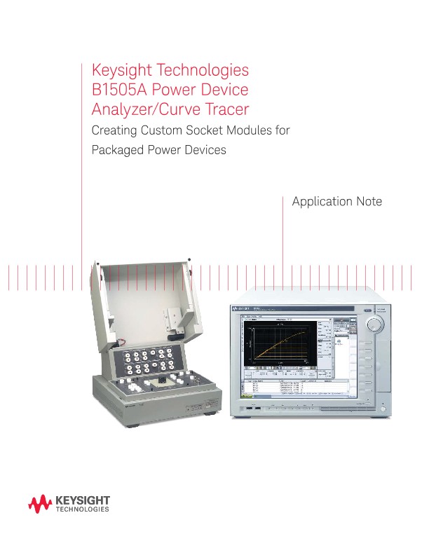 B1505A Power Device Analyzer/Curve Tracer PDF Asset Page | Keysight